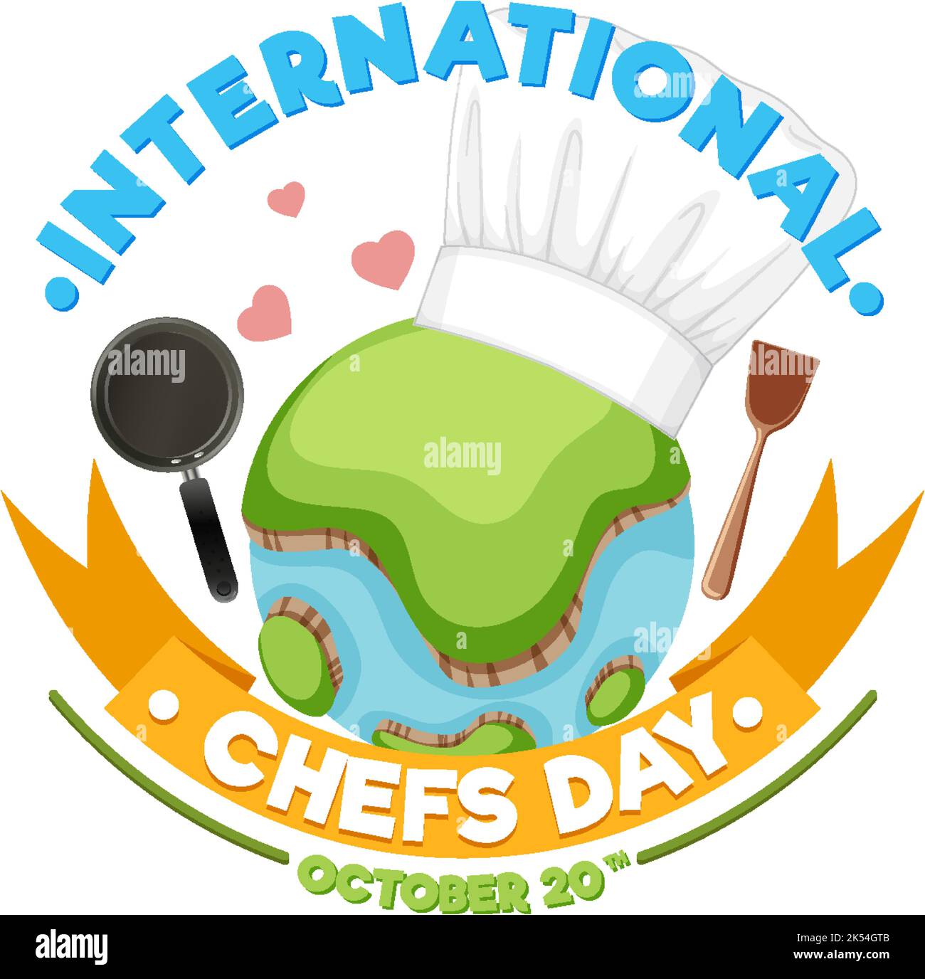 International Chef Day Poster Design illustration Stock Vector Image ...