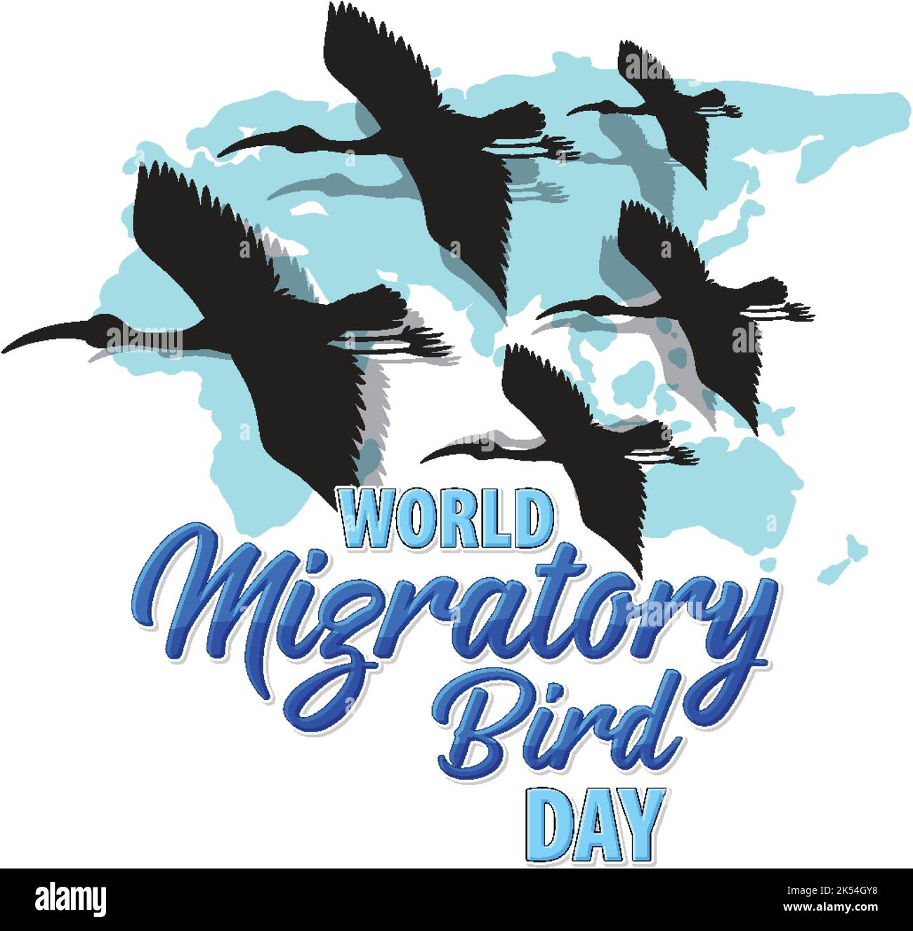 World Migratory Bird Day Banner Design illustration Stock Vector Image ...