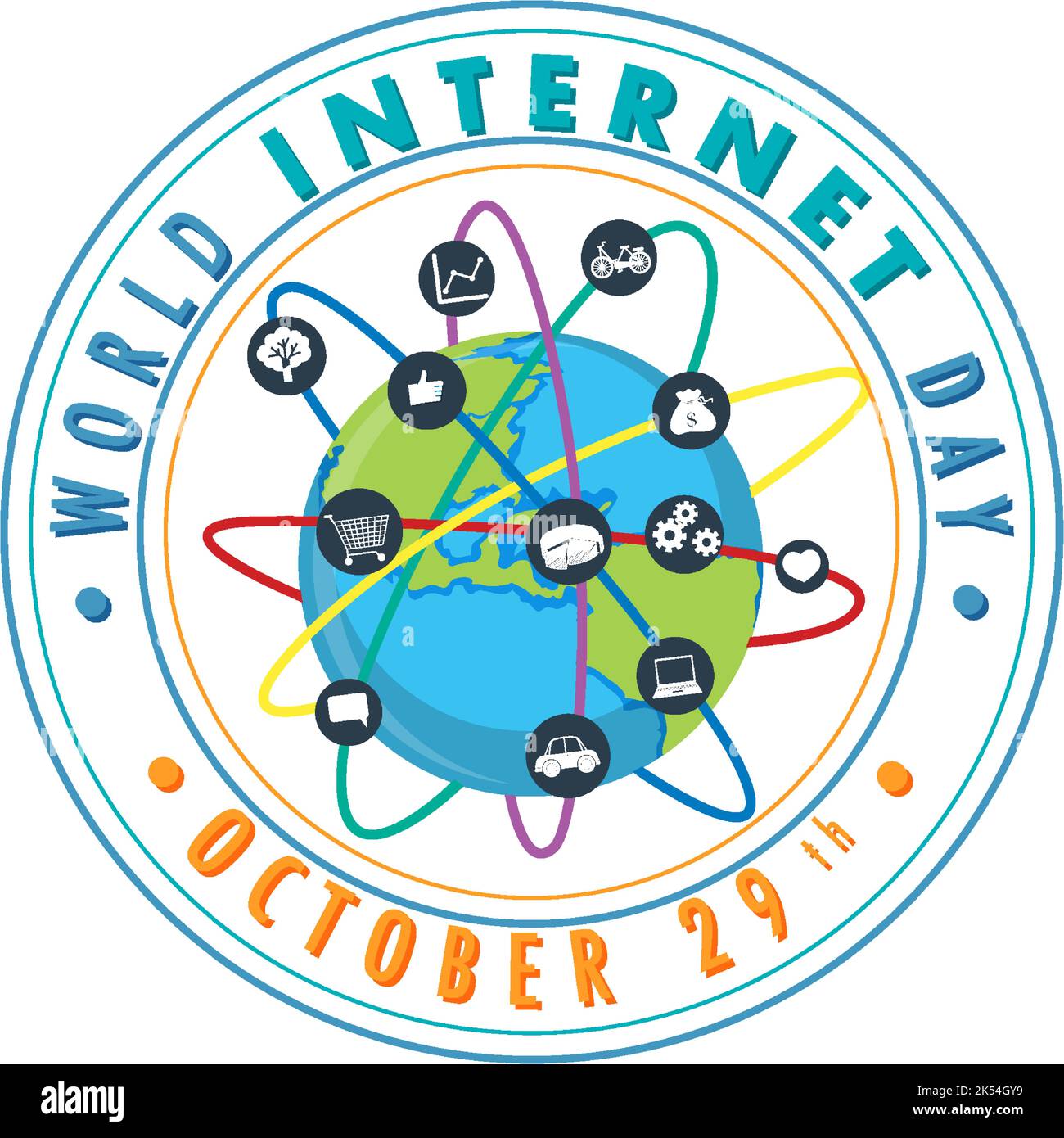 World Internet Day Banner Design illustration Stock Vector Image & Art ...
