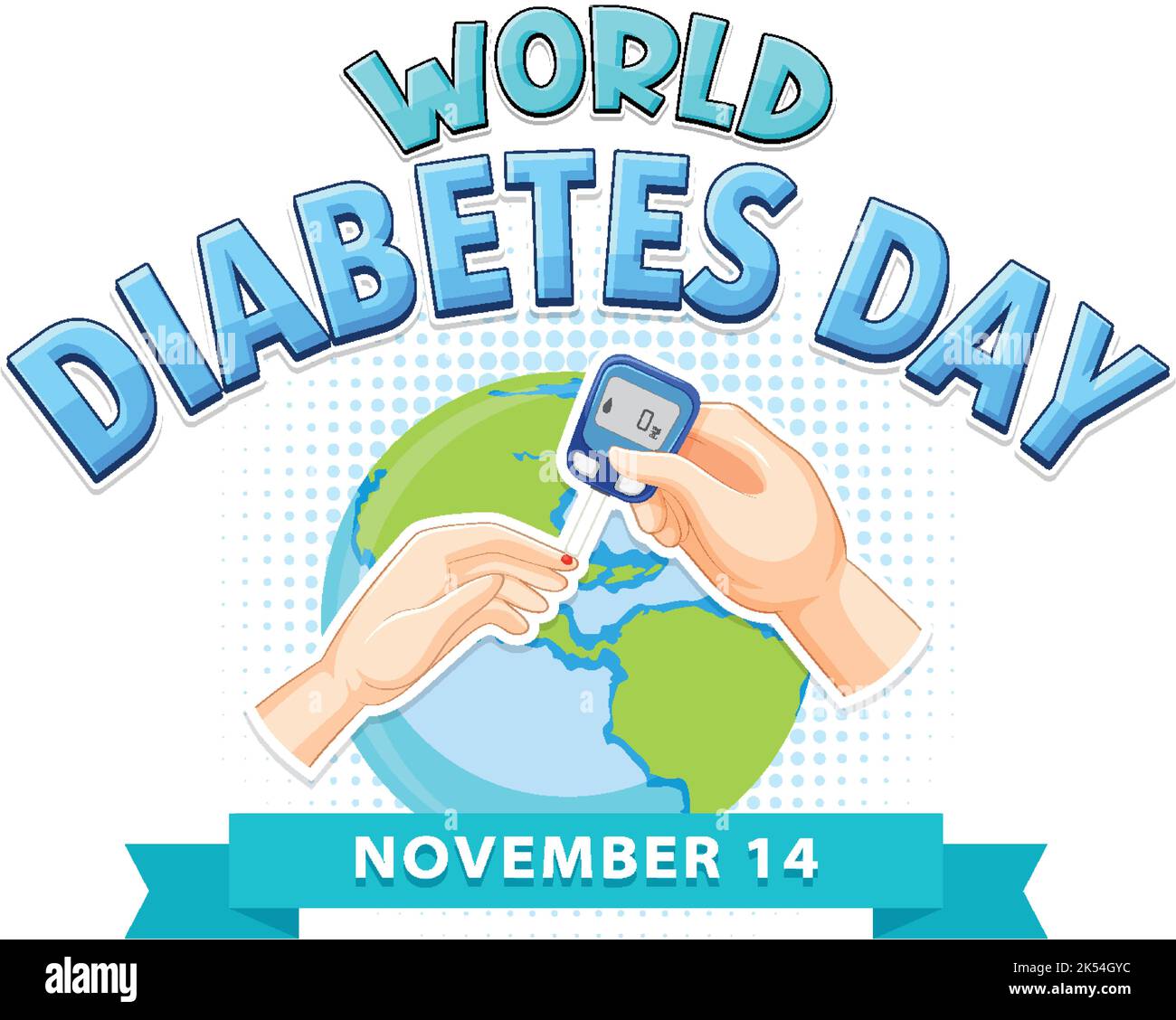 World Diabetes Day Poster Design illustration Stock Vector Image & Art ...