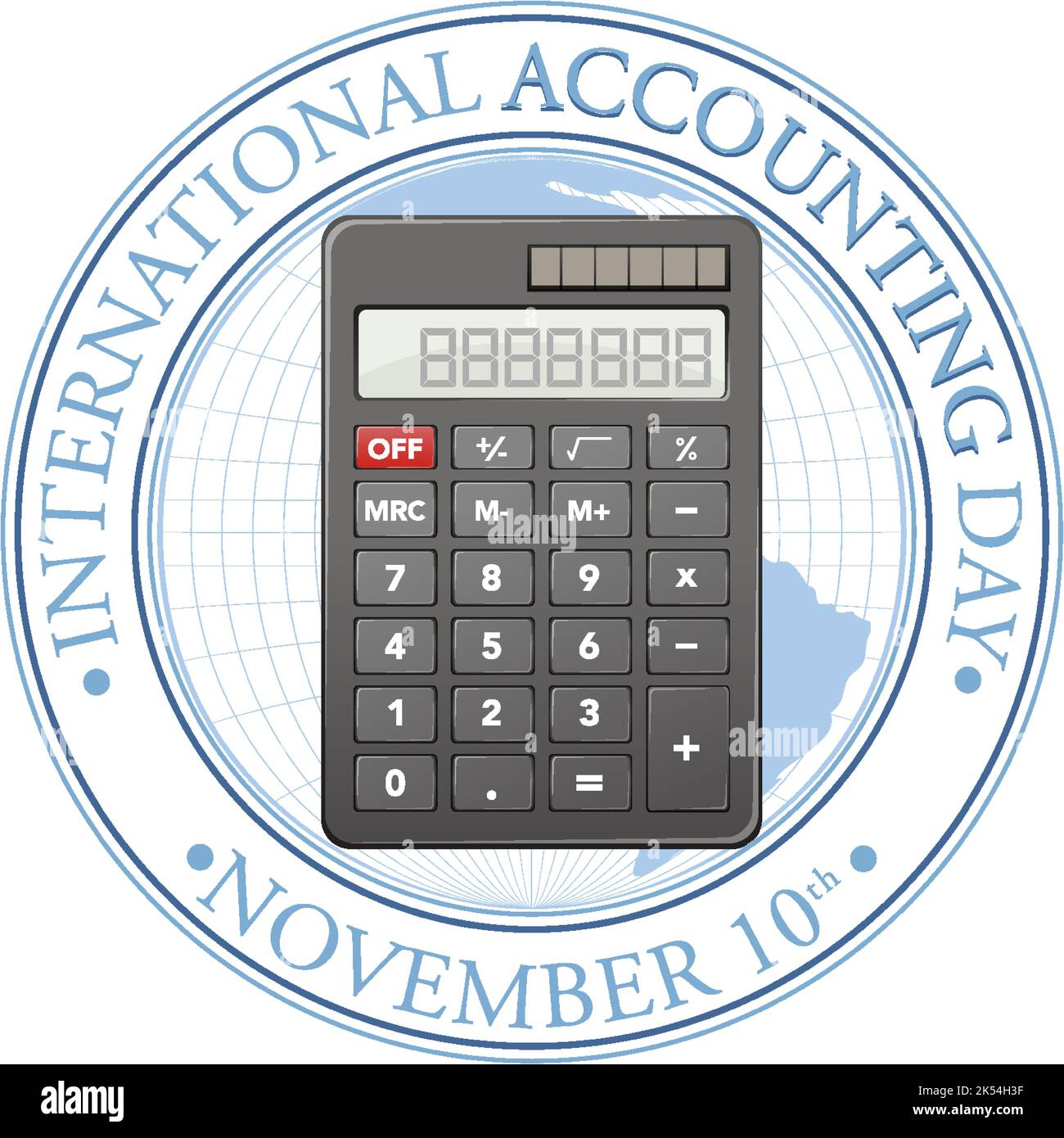 International Accounting Day Poster Design illustration Stock Vector ...