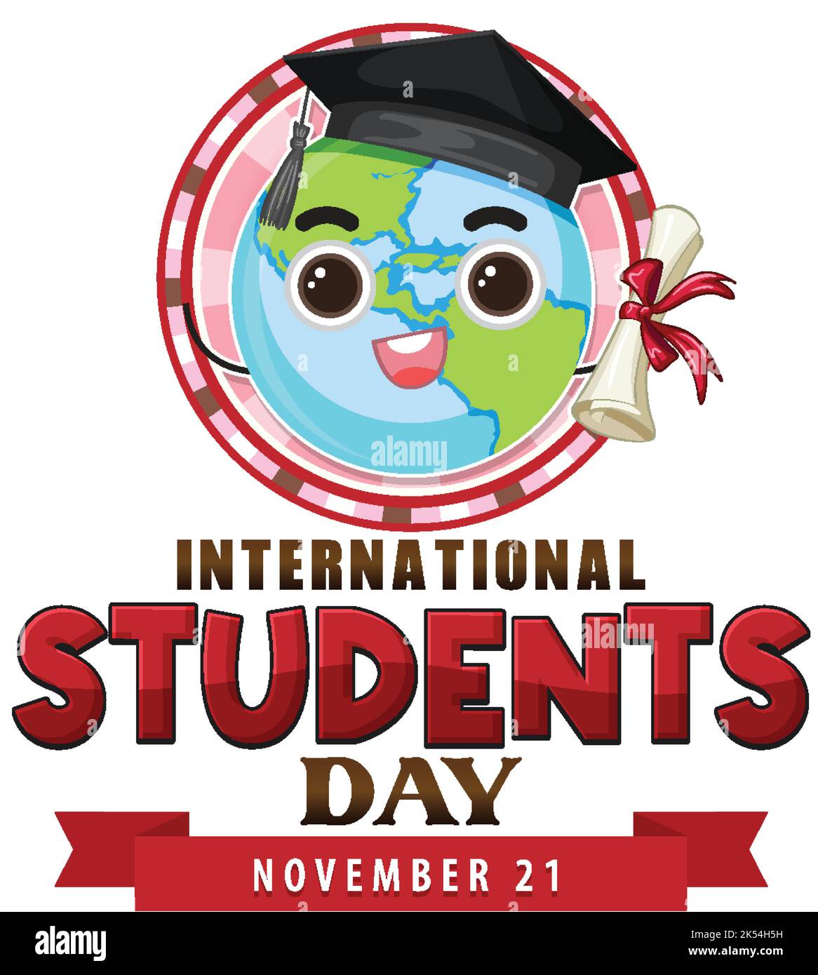 International Students Day Banner Design illustration Stock Vector ...