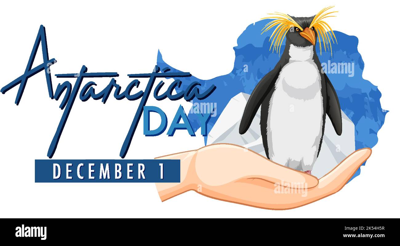 Antarctica day poster template illustration Stock Vector Image & Art ...