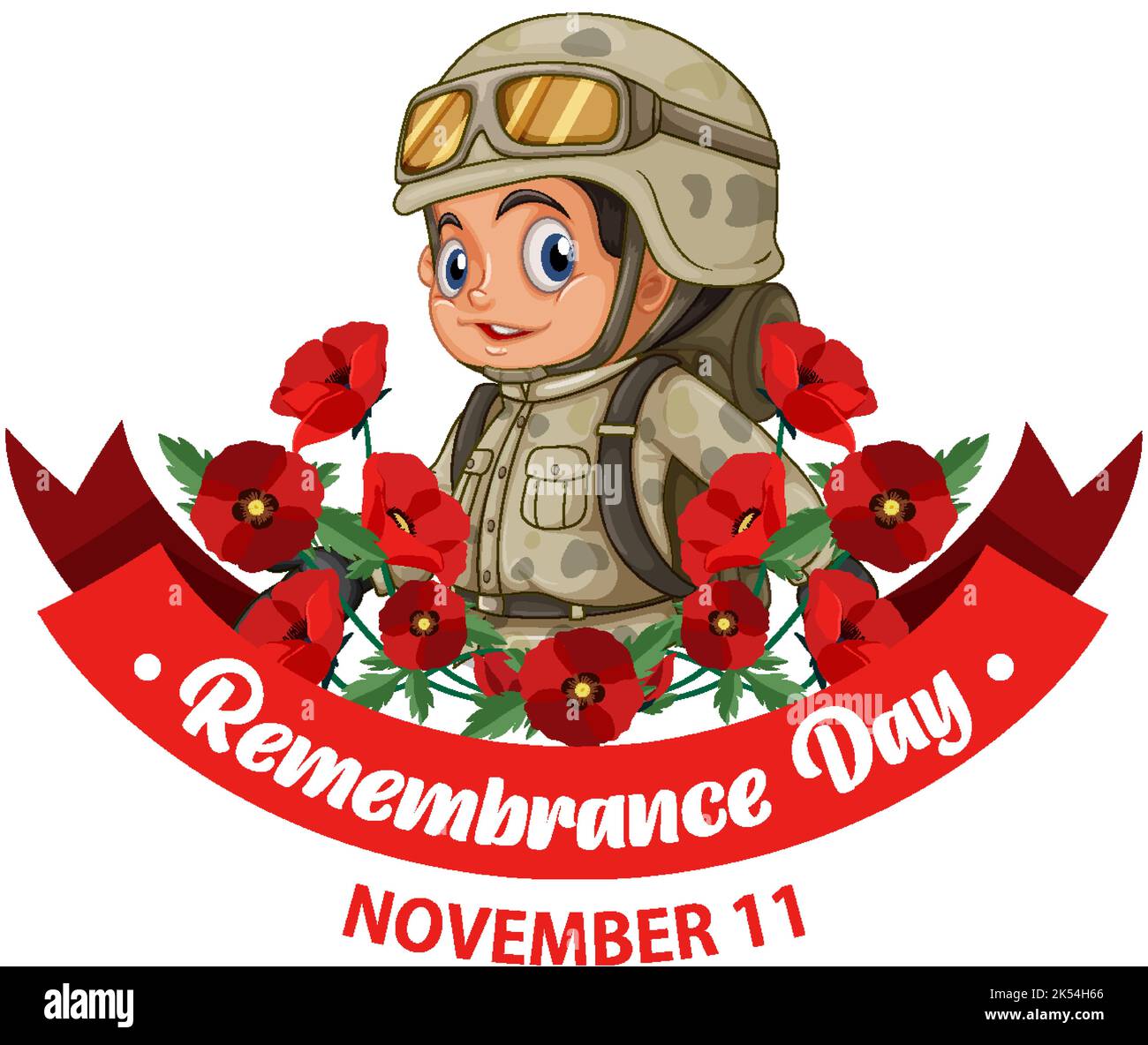 Remembrance day poster design illustration Stock Vector Image & Art - Alamy