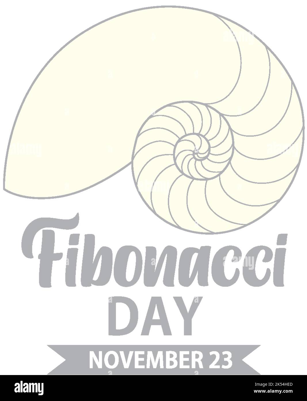 Fibonacci day poster design illustration Stock Vector Image & Art - Alamy