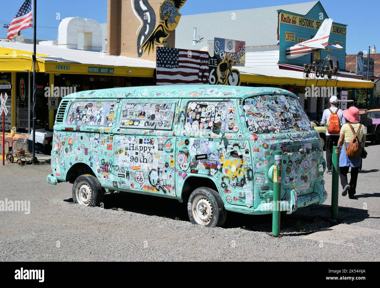 Seligman in a town on Historic Route 66 in the state of Arizona, United ...