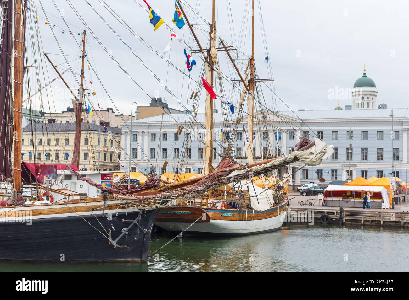 Traditional Helsinki Baltic Herring Market (Silakkamarkkinat) at Market ...