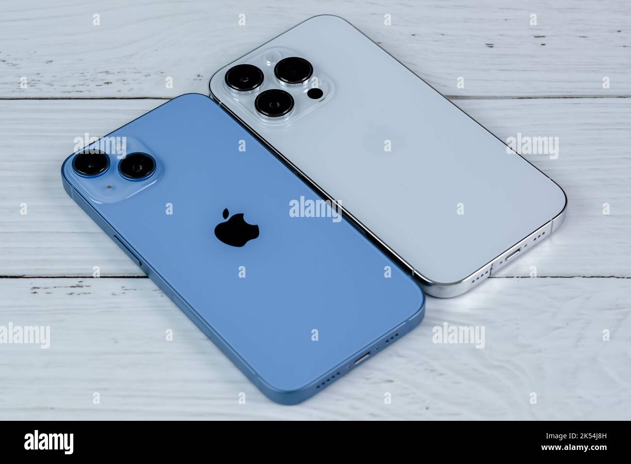 iPhone 14 and iPhone 14 Pro. Manhattan, New York, USA October 4, 2022 ...
