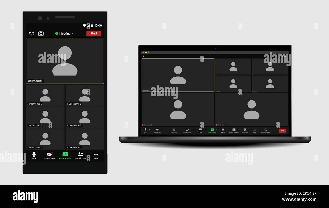 Live stream screen overlay Stock Vector Images - Alamy