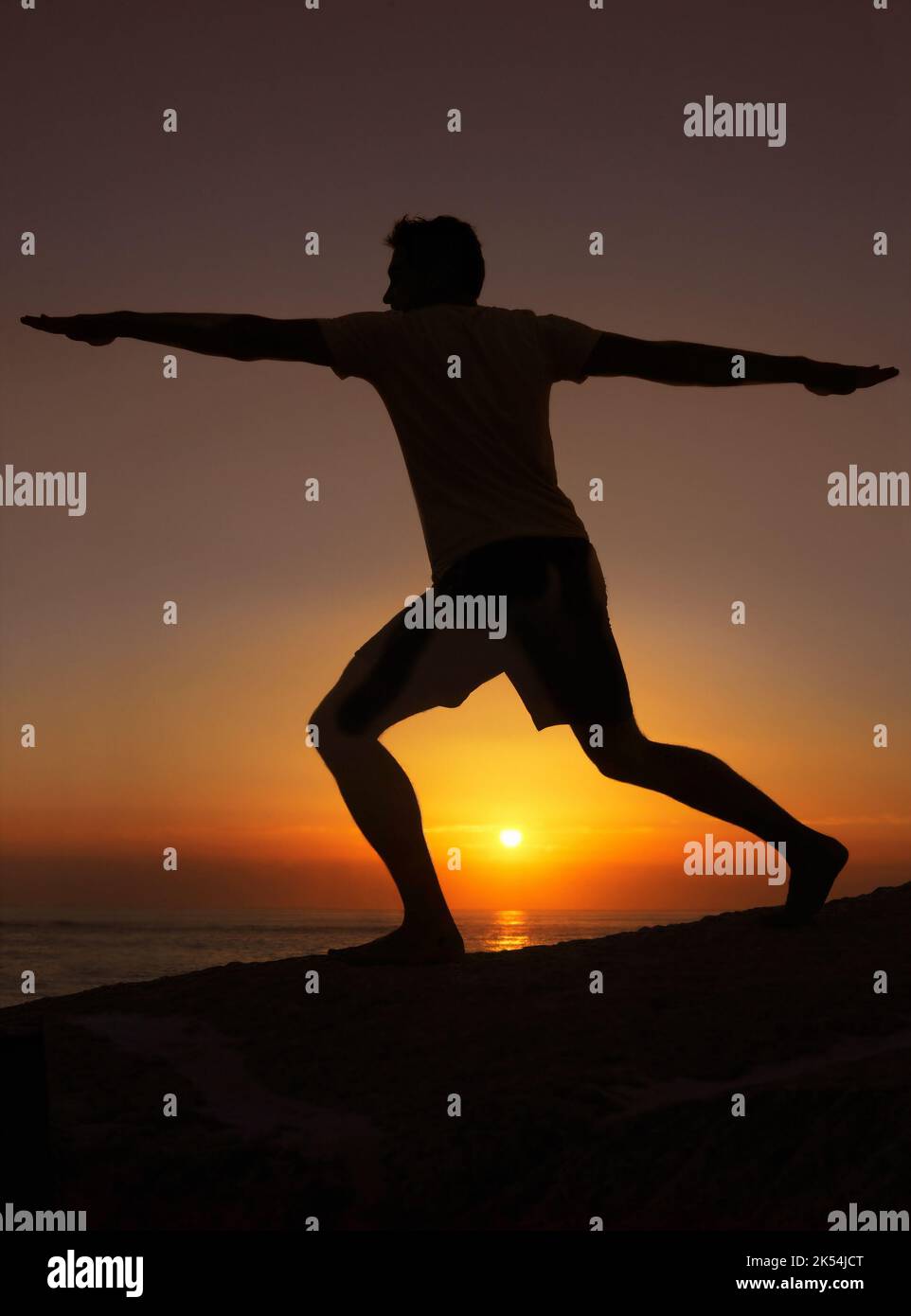 Fitness man silhouette hi-res stock photography and images - Alamy