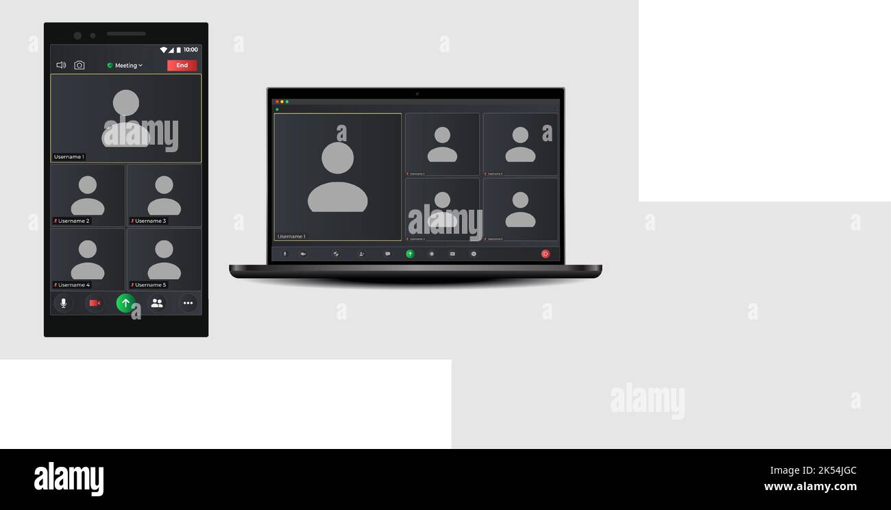 Video conference calls window overlay. Video calls window overlay ...