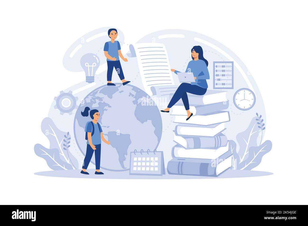 teaching children to acquire knowledge from books, educator teaches ...