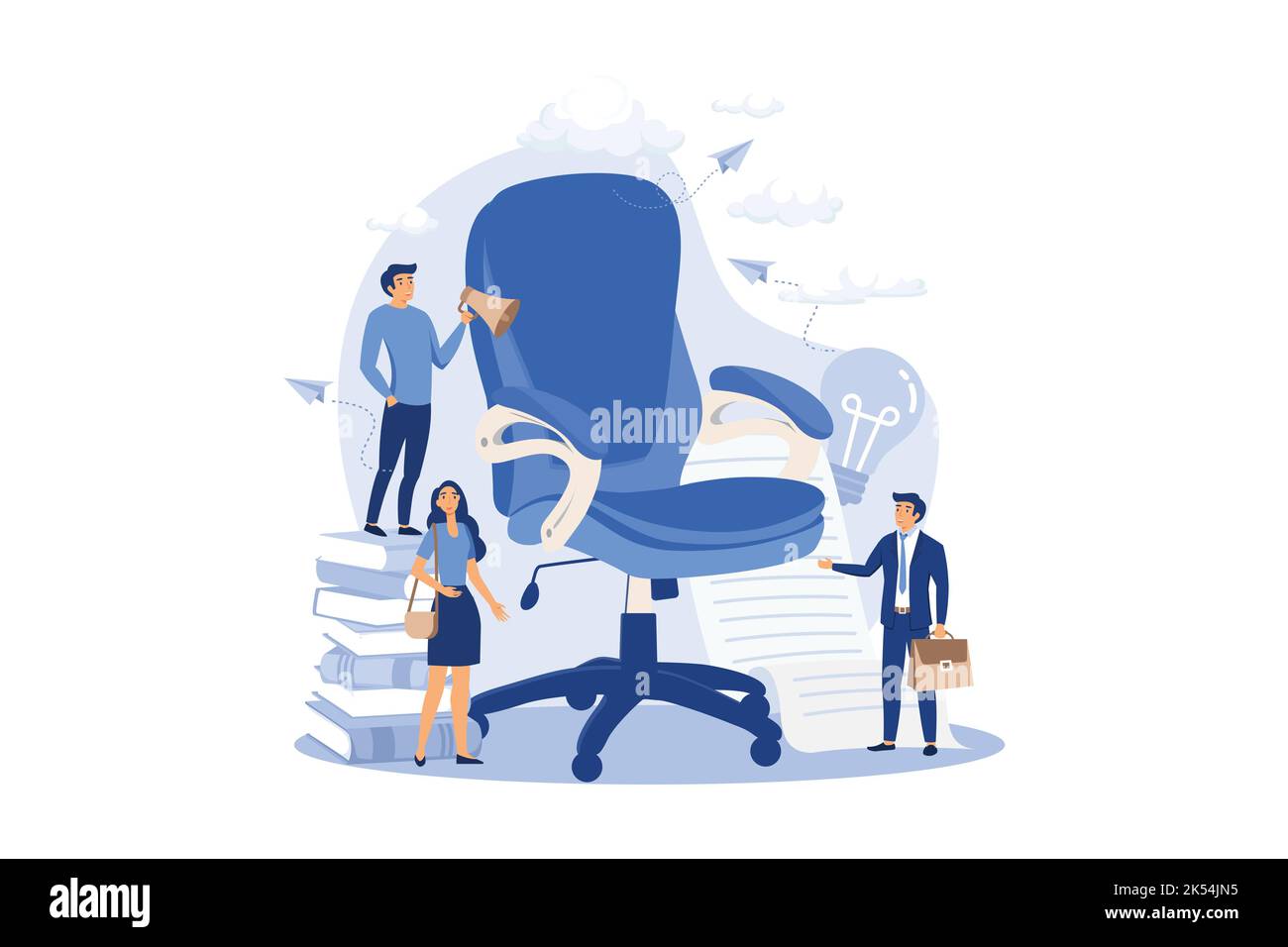 recruitment agency job seekers job applicants and office chair open ...