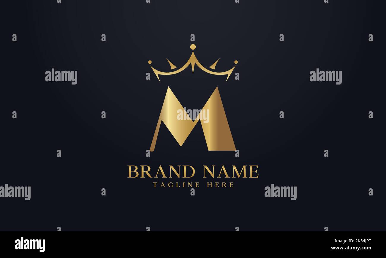 Logo king crown vector images Stock Vector Images - Alamy