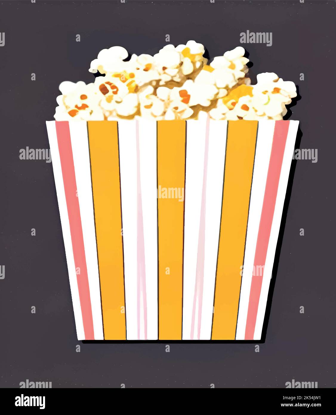 Empty bag popcorn Stock Vector Images - Alamy