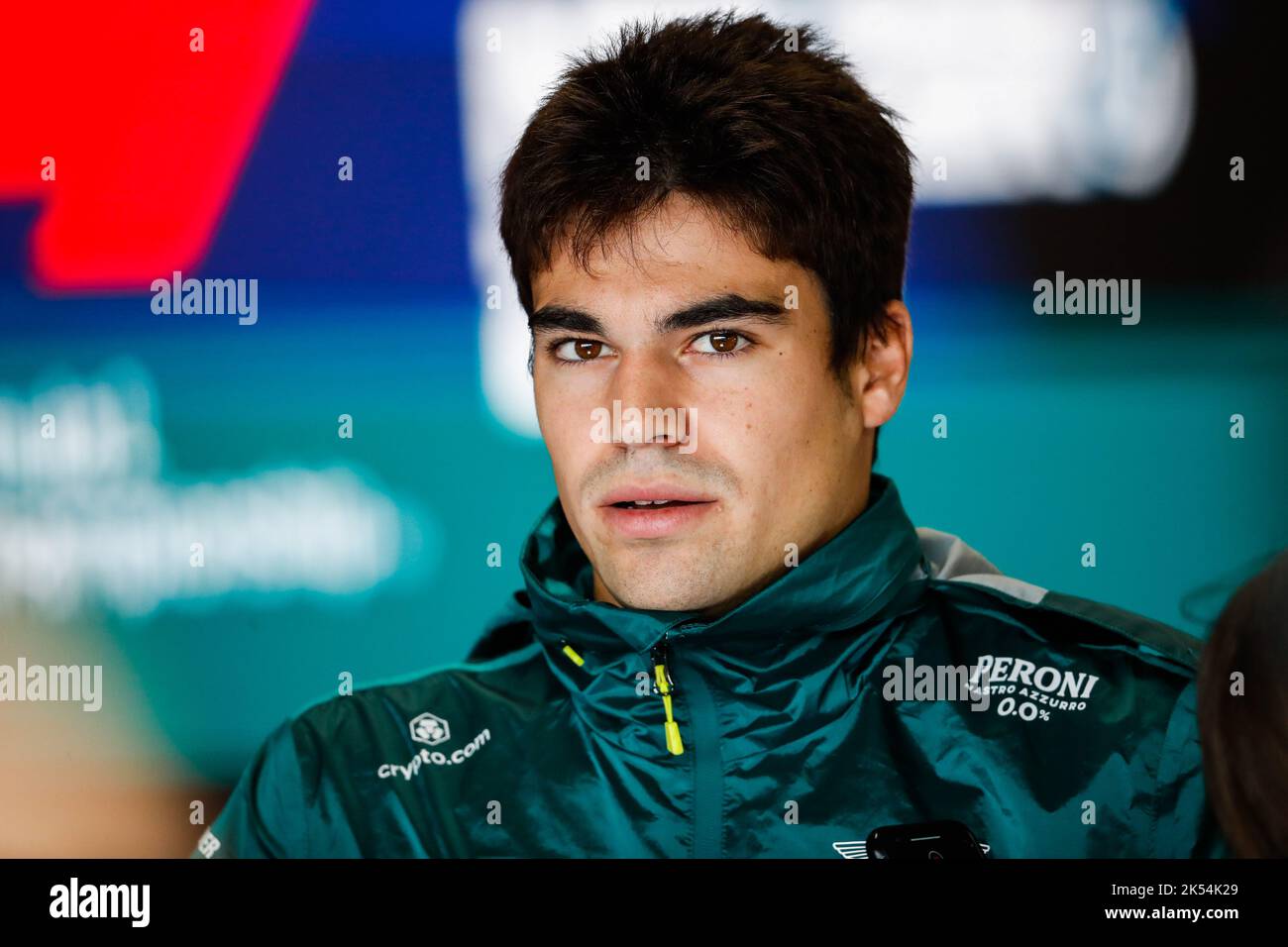 Suzuka, Japan, 06/10/2022, STROLL Lance (can), Aston Martin F1 Team AMR22, portrait during the ...