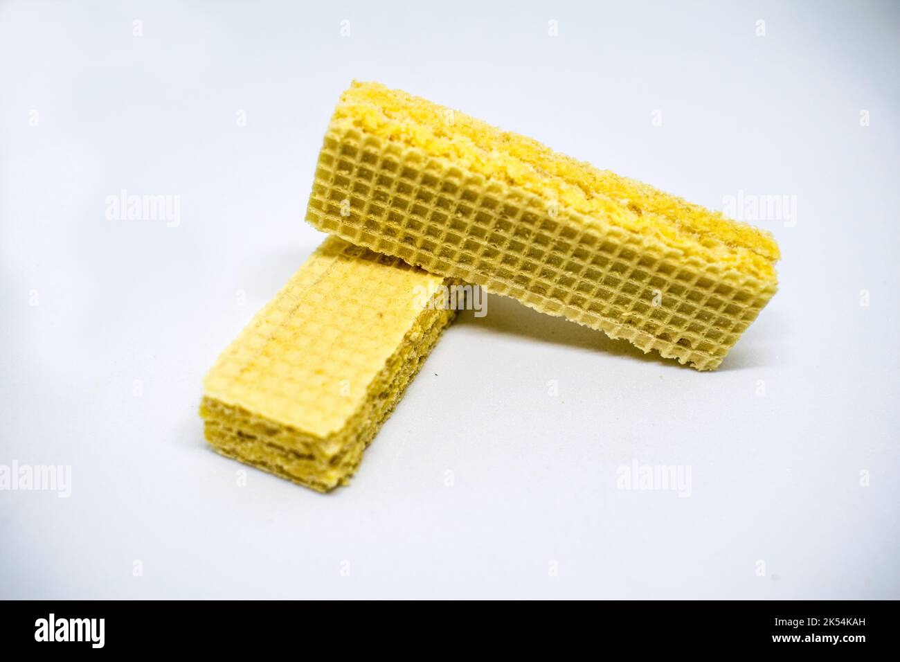 Milk wafer flavor, Design for Crispy wafer Concept Stock Photo - Alamy