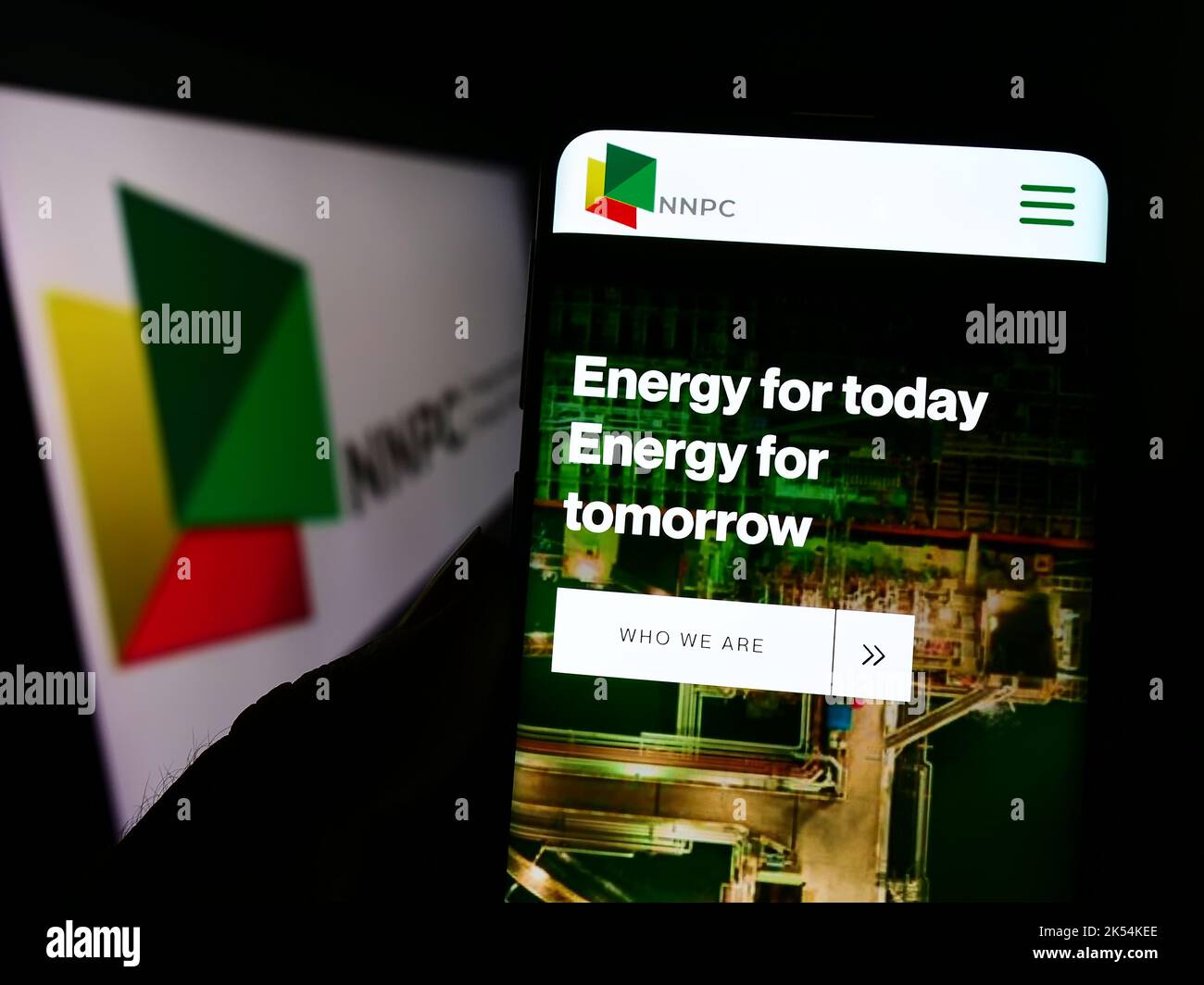 Nigerian national petroleum company limited hi-res stock photography ...