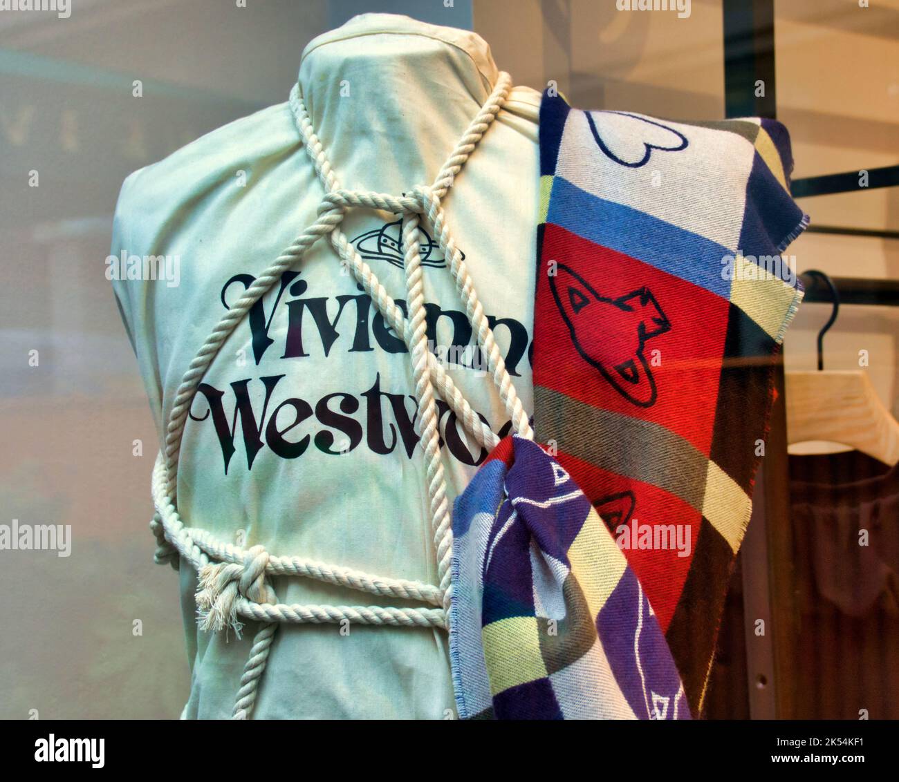 Vivienne Westwood designs iconic fashion Glasgow, Scotland, UK Stock ...