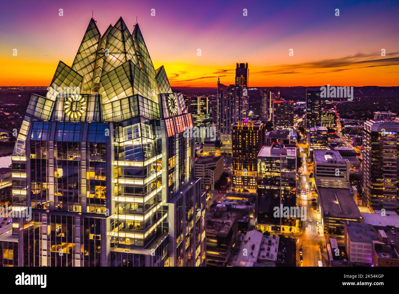 Austin drone view hi-res stock photography and images - Alamy