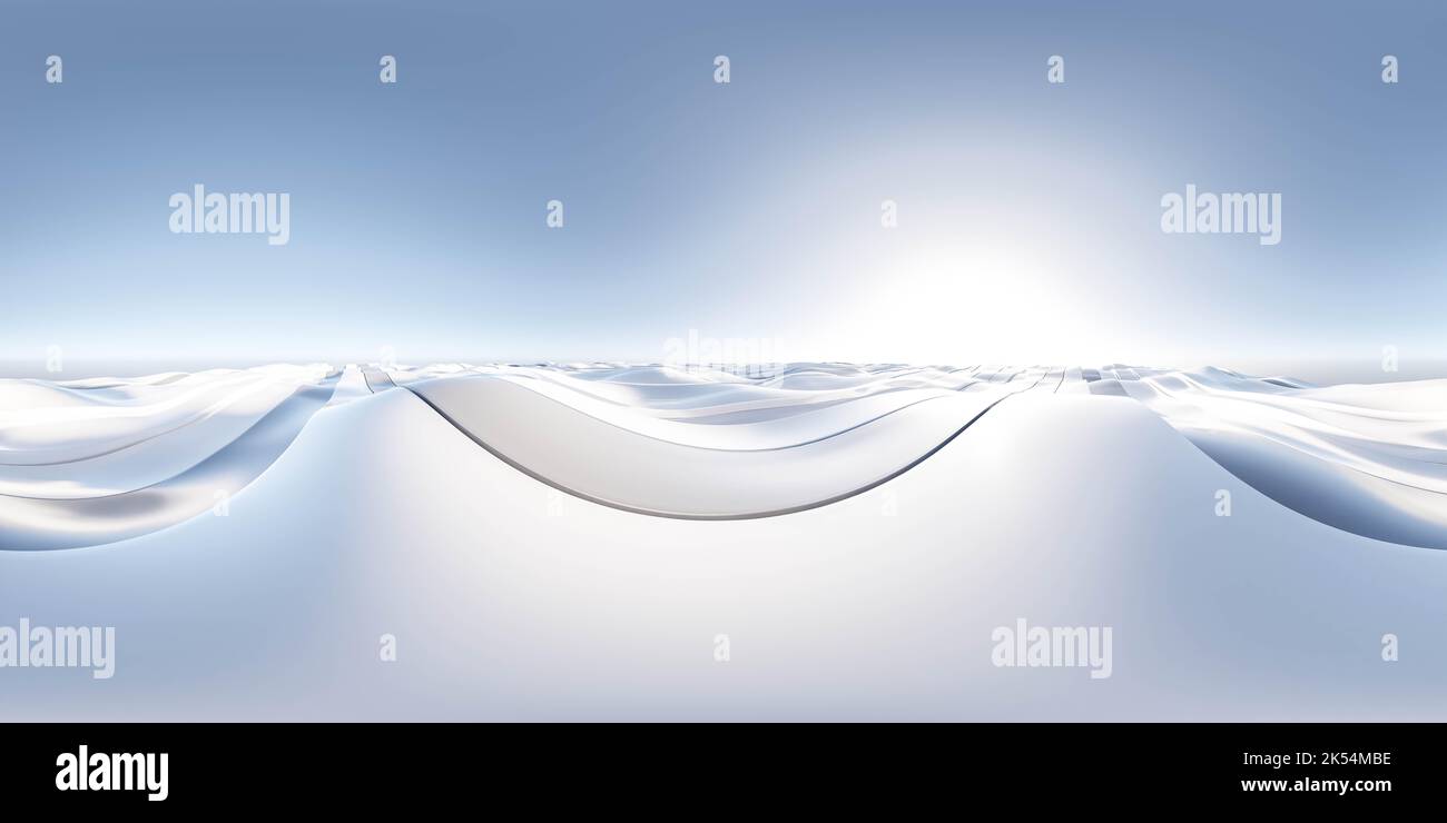 360 degree full panorama environment map of futuristic abstract ...