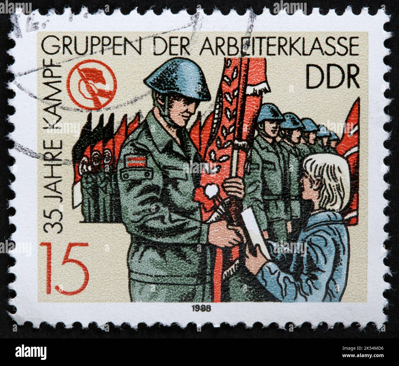 DDR postage stamp Stock Photo - Alamy