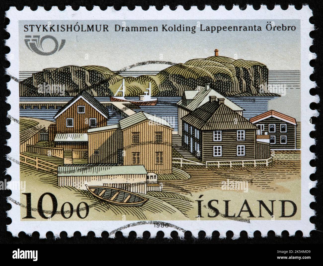 Iceland postage stamp Stock Photo - Alamy