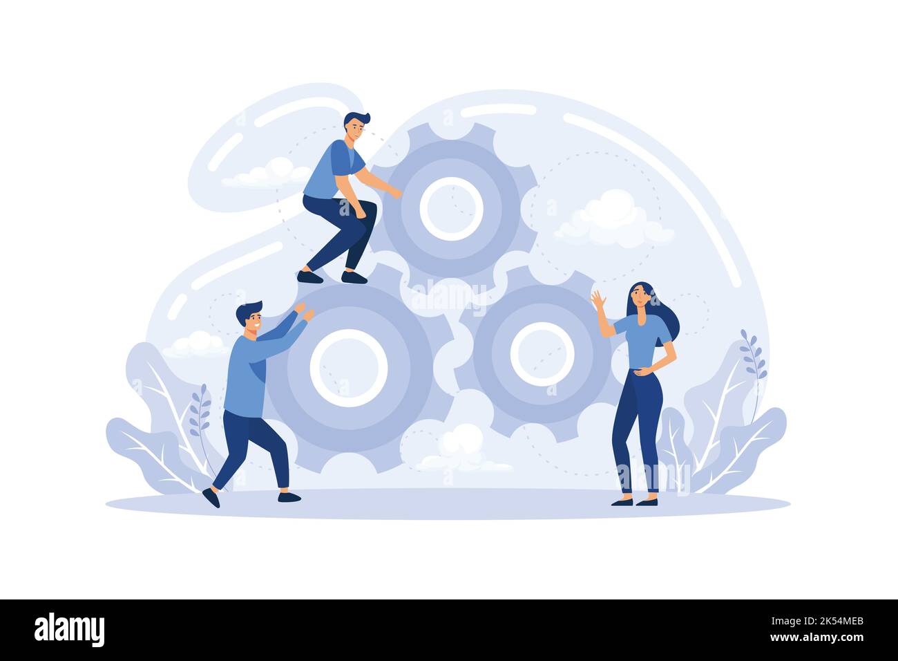 Business teamwork concept. Idea of partnership and cooperation ...