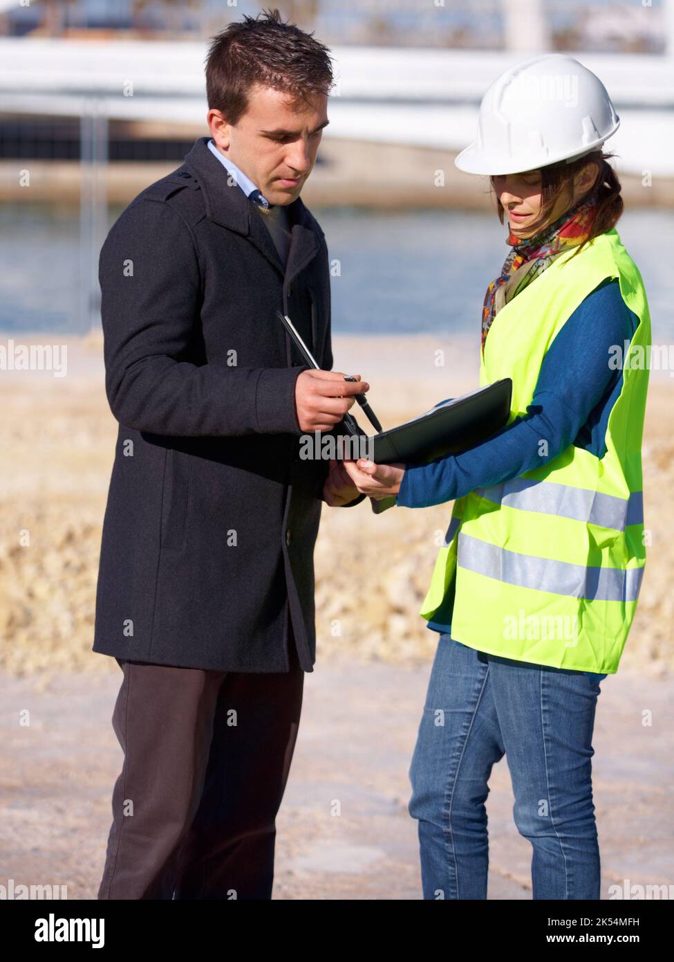 The client wanted us to change this area...a young construction worker ...