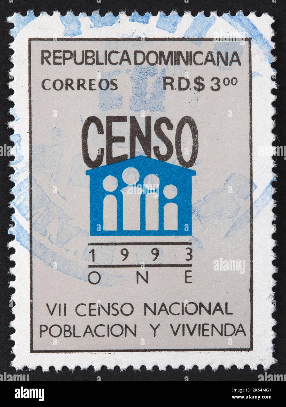 Dominican postage stamp Stock Photo - Alamy
