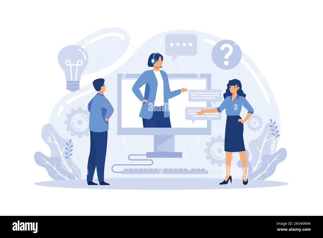 Operators background Stock Vector Images - Alamy