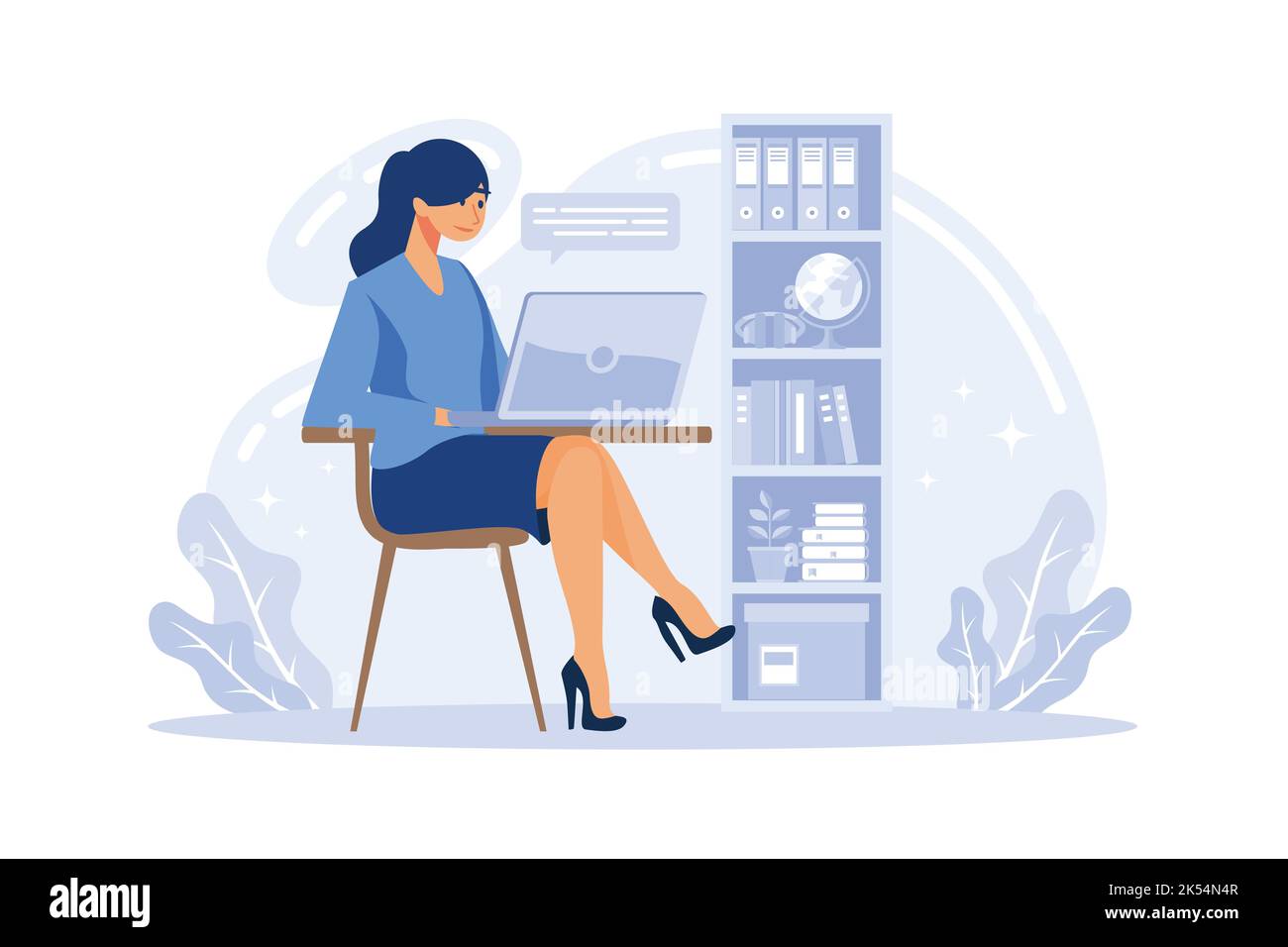 Online class meet vector concept. Male young school teacher, college ...