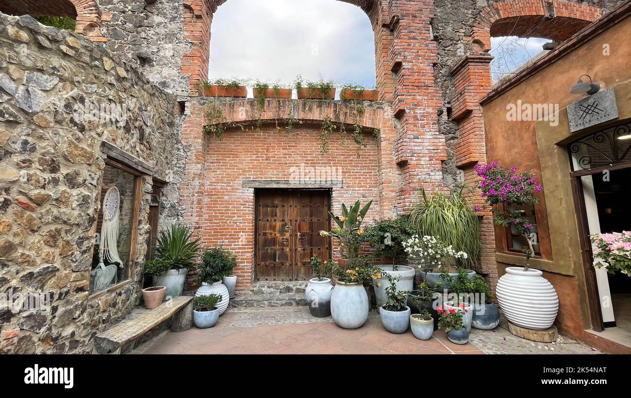 The medieval town in Tlaxcala, Mexico inspired by the Italian Tuscany ...