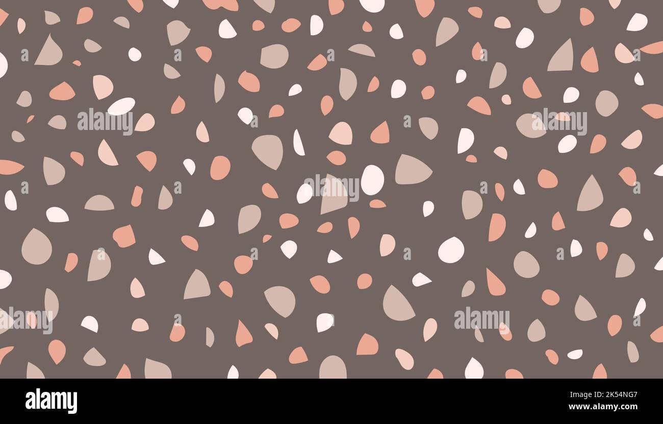 Terrazzo background brown grey abstract simple vector Stock Vector ...