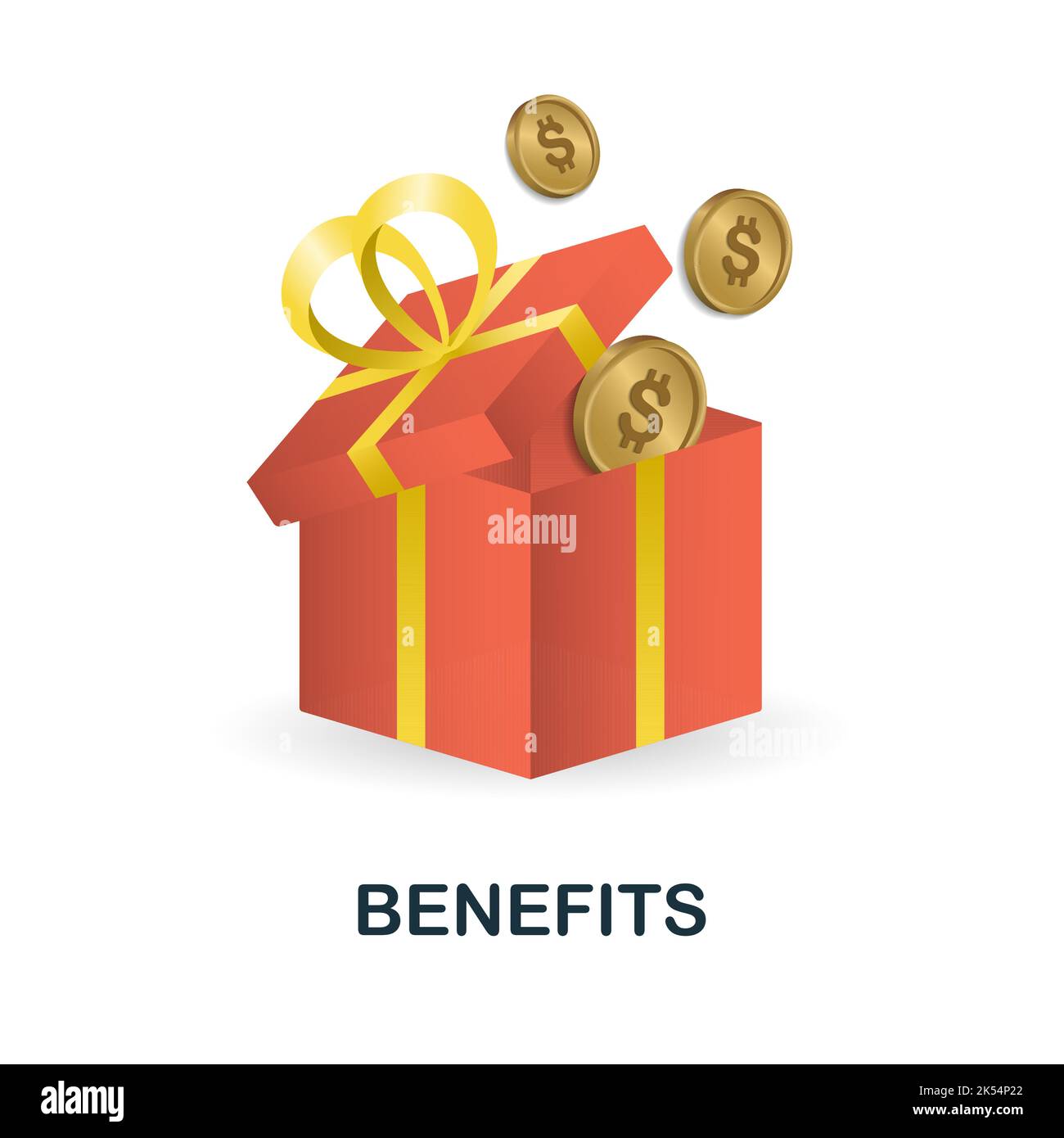 Employee benefits icon set Stock Vector Images - Alamy