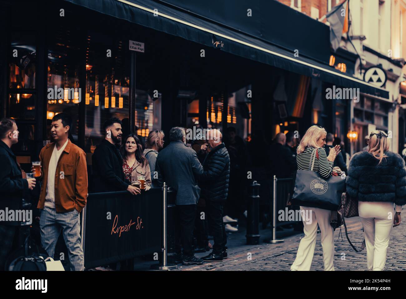 London Around the West End evening and Night Stock Photo - Alamy