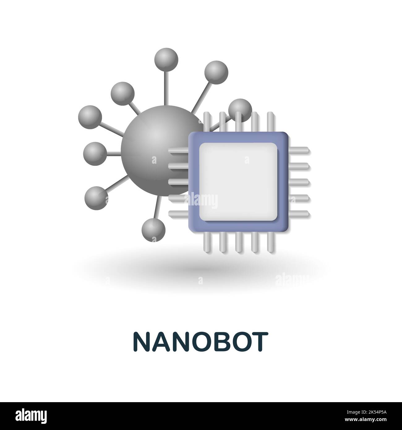 Nanobot icon. 3d illustration from future technology collection ...