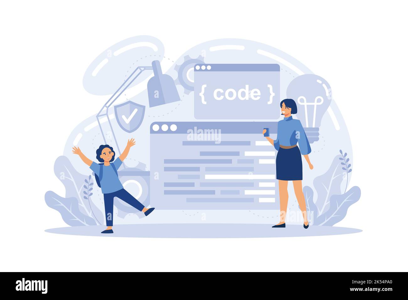 IT education. Student write software and create code for computer ... IT education. Student write software and create code for computer ...