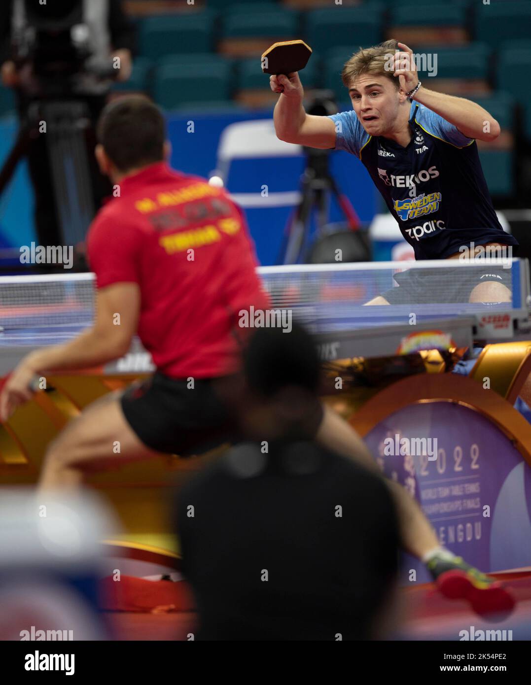 CHENGDU, CHINA - OCTOBER 6, 2022 - Martin Allegro of Belgium competes ...