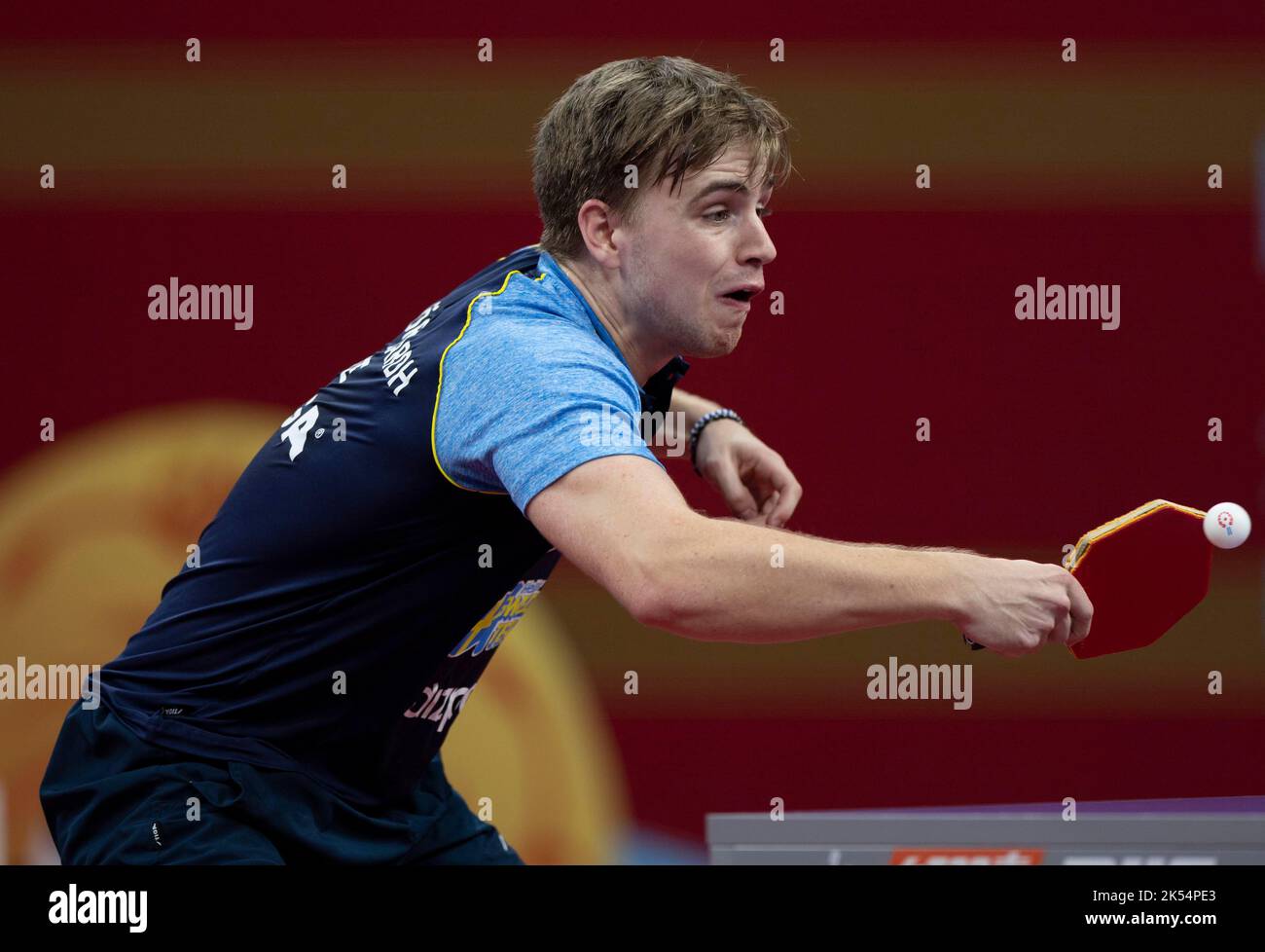CHENGDU, CHINA - OCTOBER 6, 2022 - Martin Allegro of Belgium competes ...