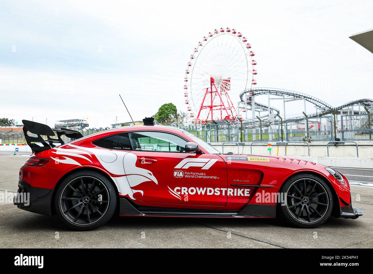 Suzuka, Japan, 06/10/2022, The FIA Mercedes AMG Safety Car during the ...