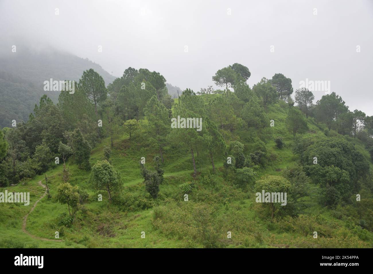 Beautiful view of bhimtal - the hill station Stock Photo - Alamy