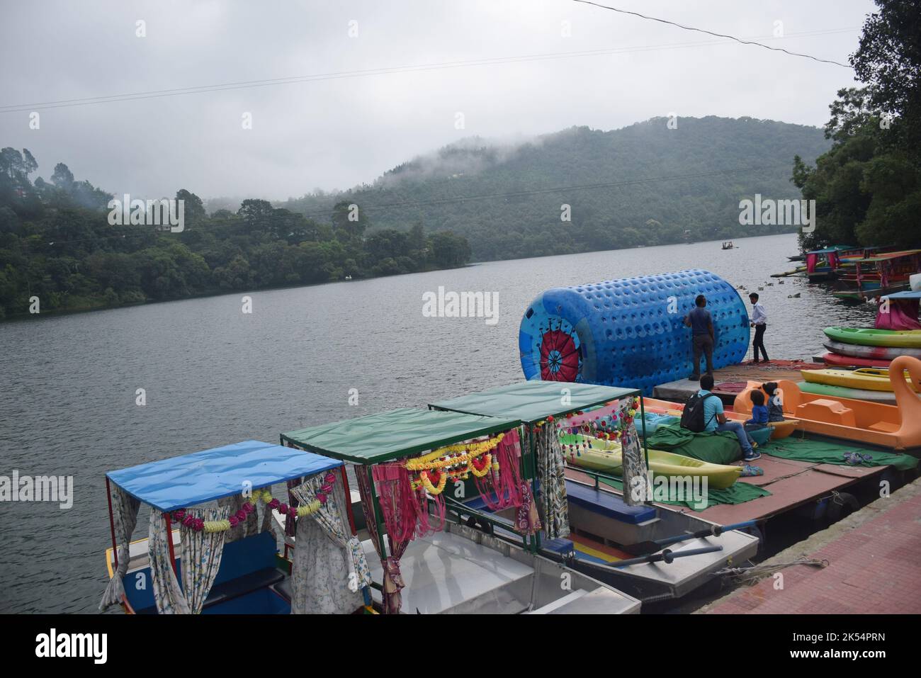 Beautiful view of bhimtal - the hill station Stock Photo - Alamy