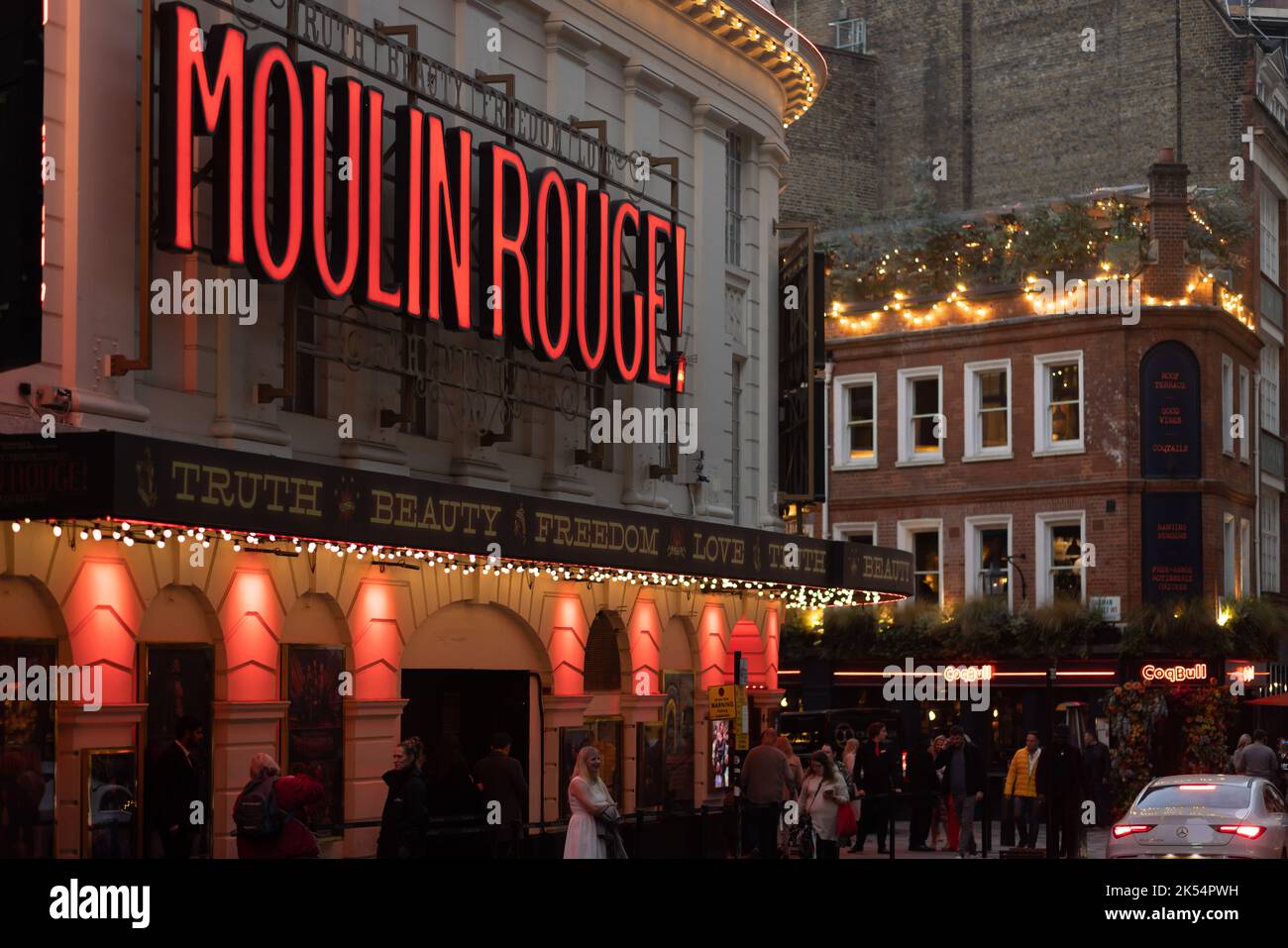 London Around the West End evening and Night Stock Photo - Alamy