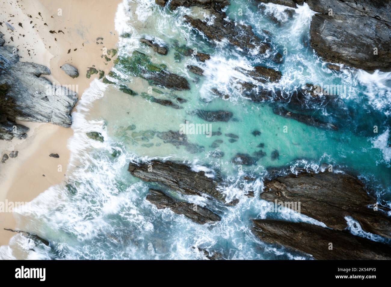 The many rocky beaches around the Narooma coastline Stock Photo - Alamy