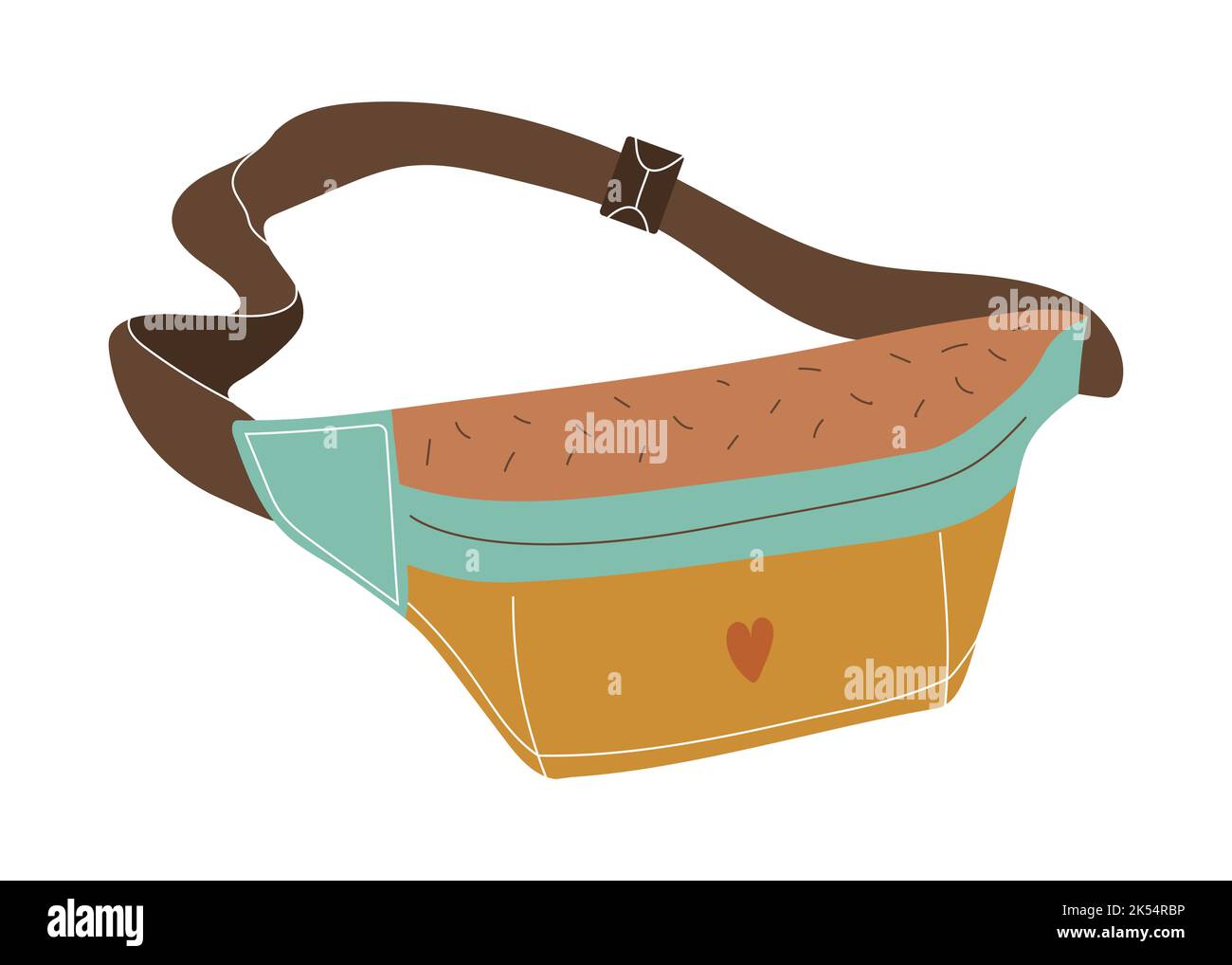 Belt bag template Stock Vector Images - Alamy