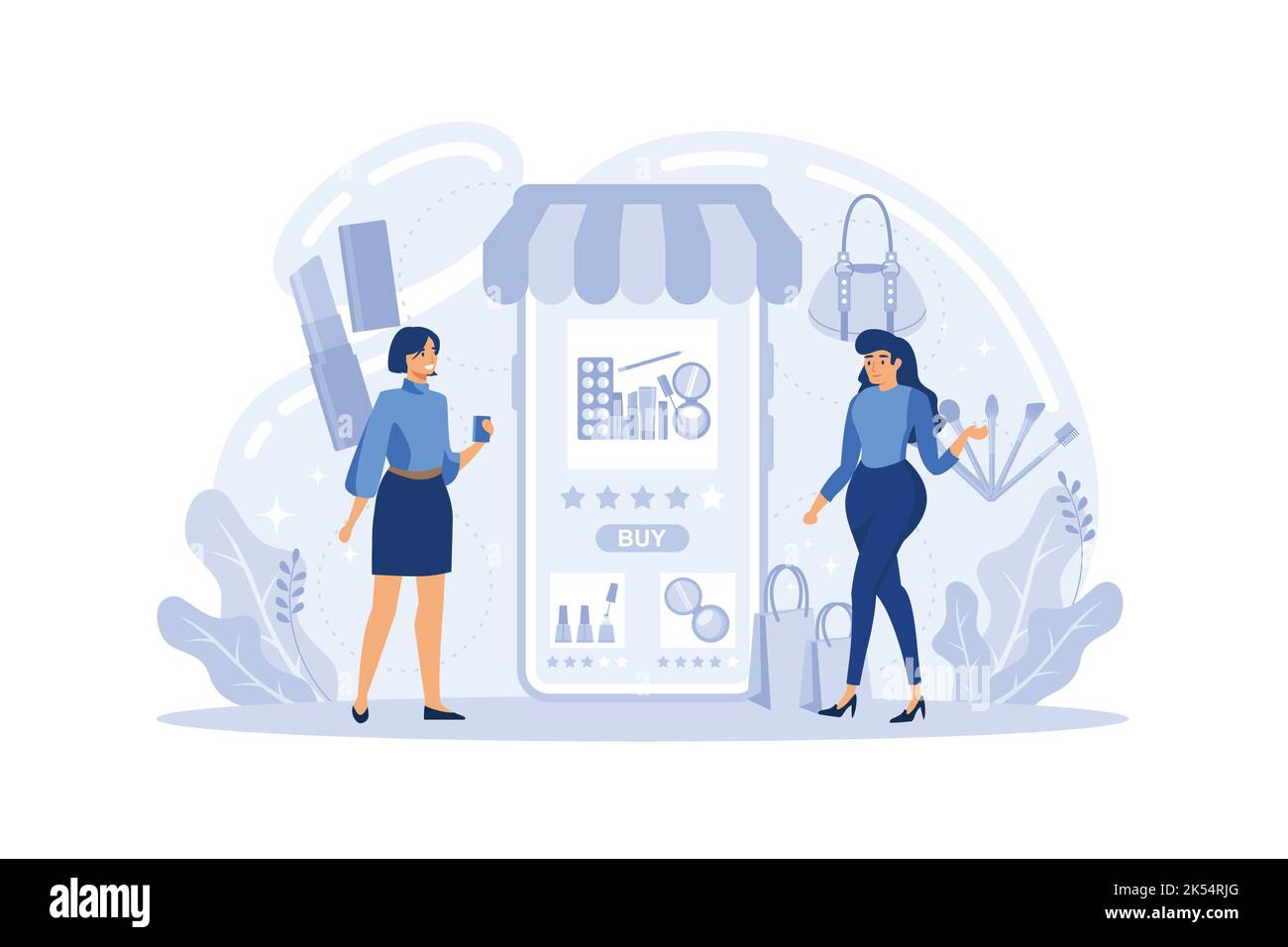 Holding mascara Stock Vector Images - Alamy