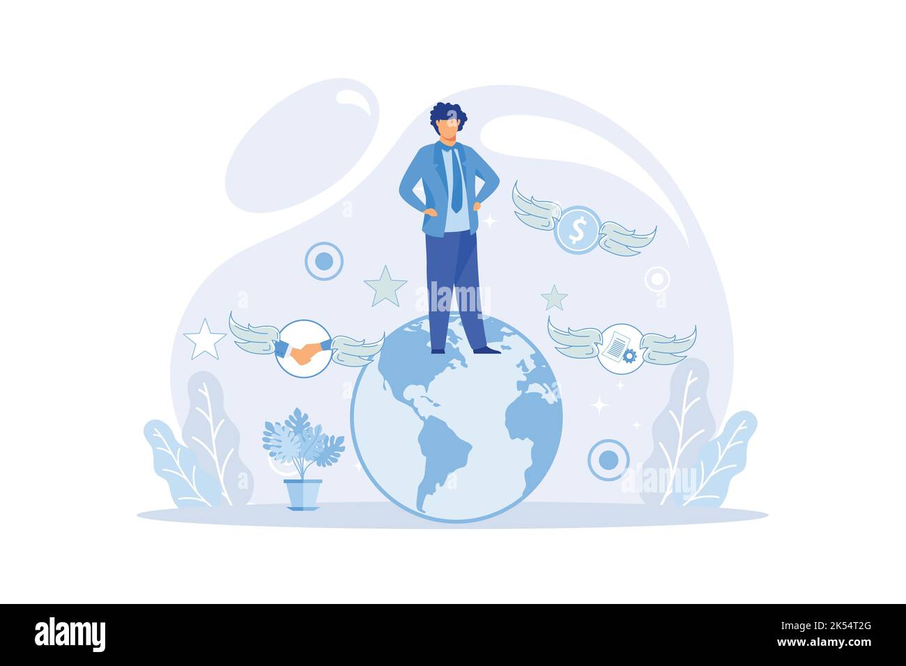 Help in professional development illustration Stock Vector Image & Art ...