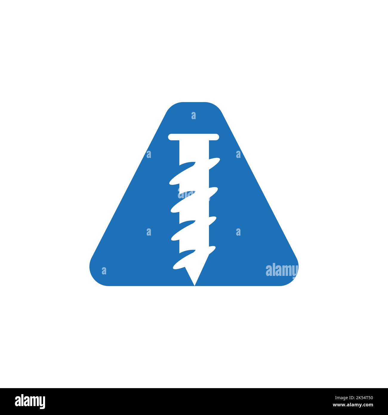 Letter A Screw Logo Template For Construction Ironmonger Symbol Design ...