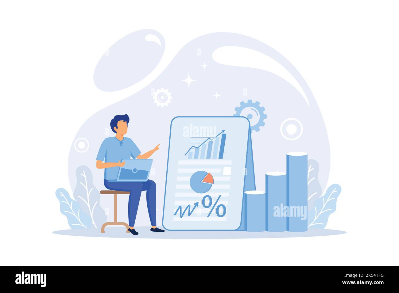 Market analysis metaphor marketing strategy development. Business ...